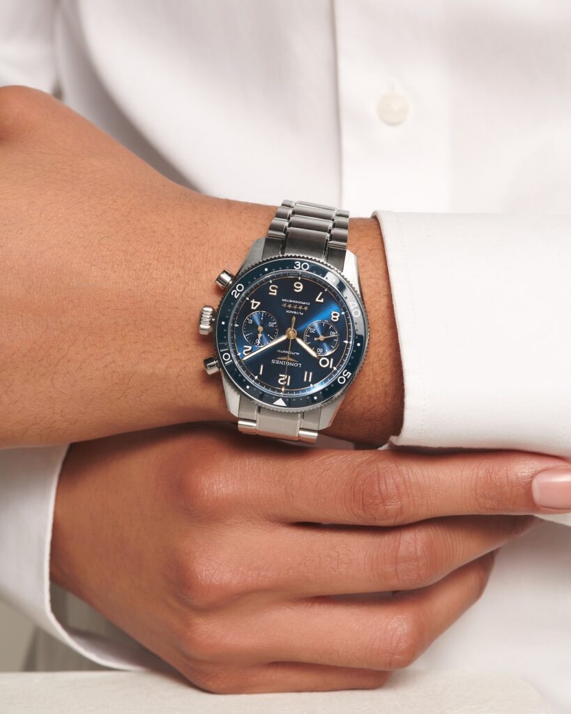 LONGINES Spirit Flyback Blu COSC 42 mm L38214936 - Gioielleria ...